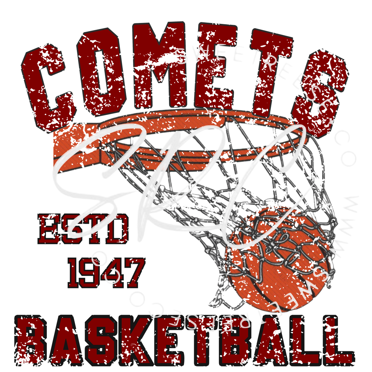 COMET BASKETBALL DTF PRINT – SweetReeseCo